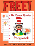 Free Printables for Reading and Dr. Seuss! - Hip Homeschool Moms