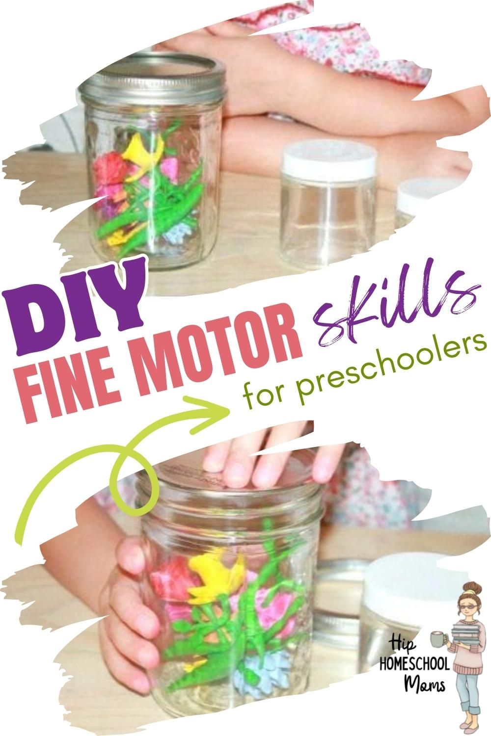 DIY Fine Motor Skills for Preschoolers - Hip Homeschool Moms
