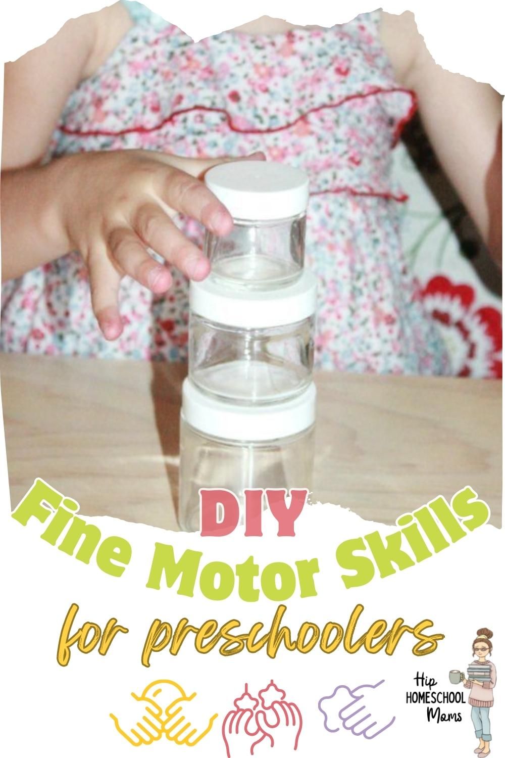 DIY Fine Motor Skills for Preschoolers - Hip Homeschool Moms