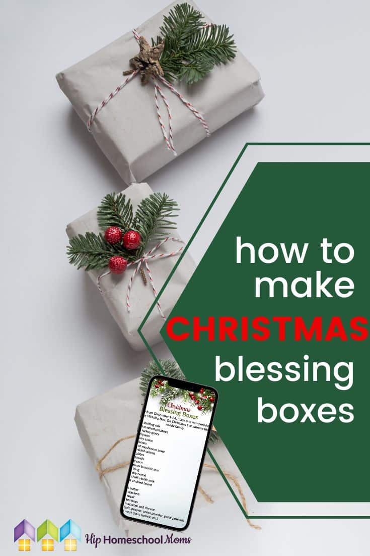 Christmas Blessing Boxes Challenge - Hip Homeschool Moms