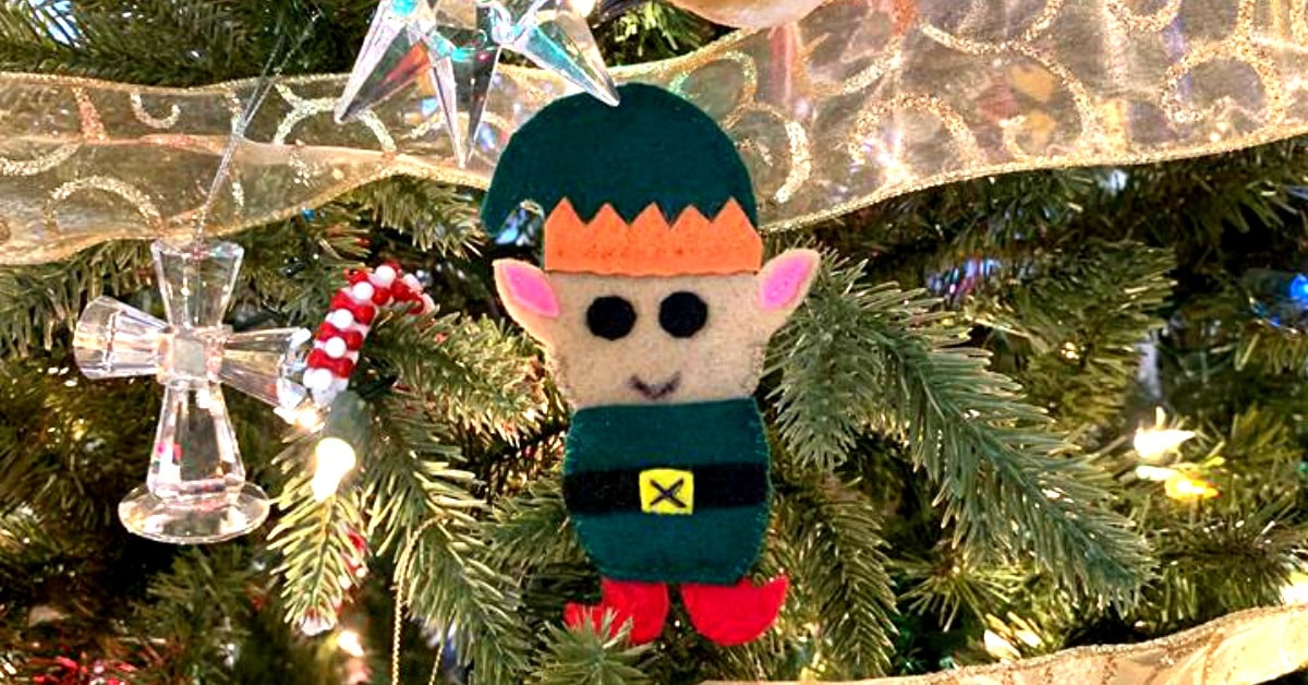 How to Make the Cutest Elf Ornament - Hip Homeschool Moms