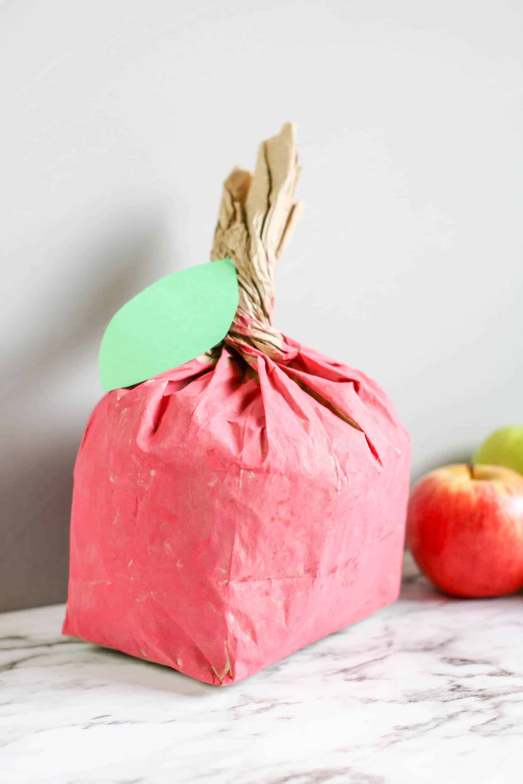 Easy Apple Paper Bag Craft for All Ages! - Hip Homeschool Moms