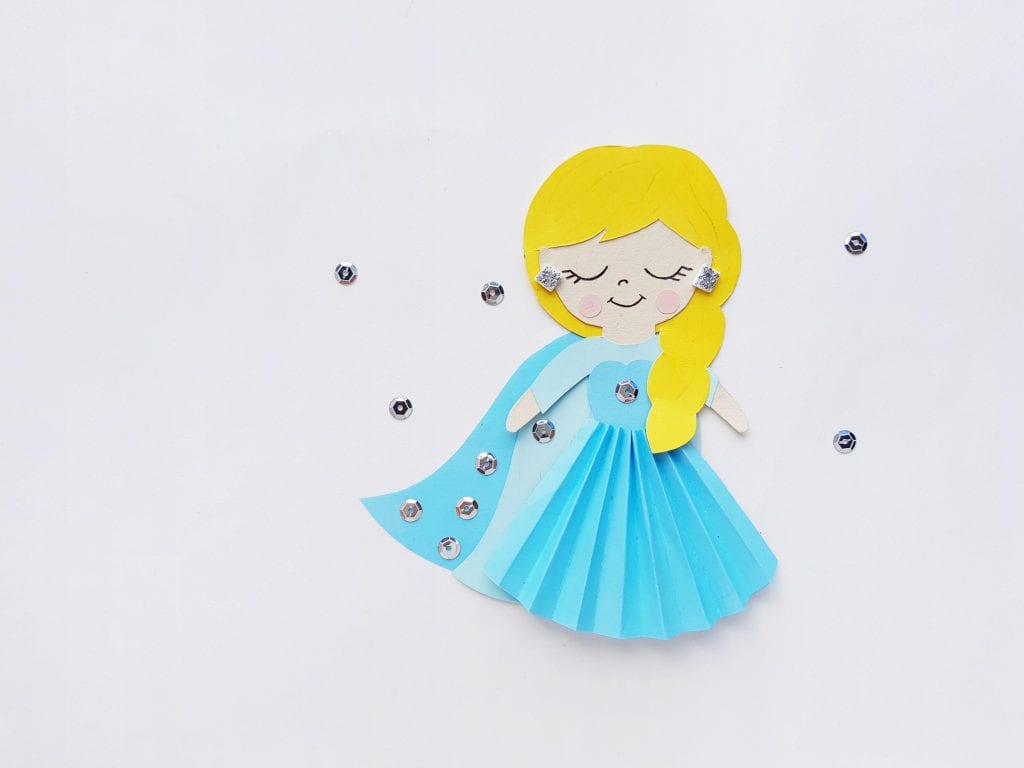Elsa-Inspired Papercraft Doll Tutorial - Hip Homeschool Moms