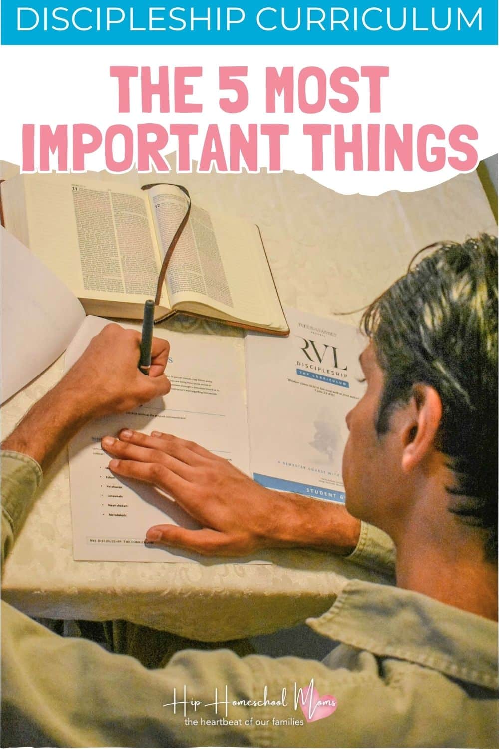 Discipleship Curriculum - The 5 Most Important Things - Hip Homeschool Moms