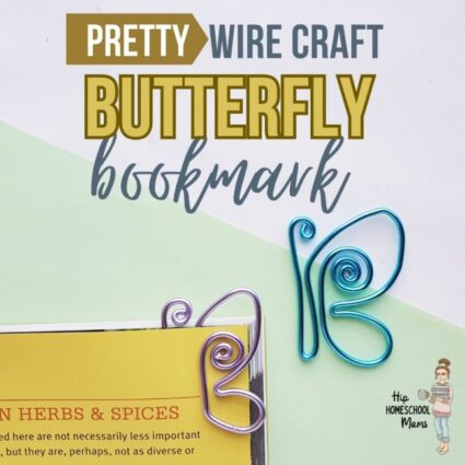 Wire Butterfly Bookmark Craft
