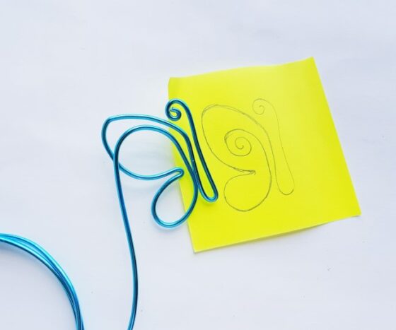 Wire Butterfly Bookmark Craft