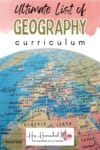 Geography Curriculum Homeschool List