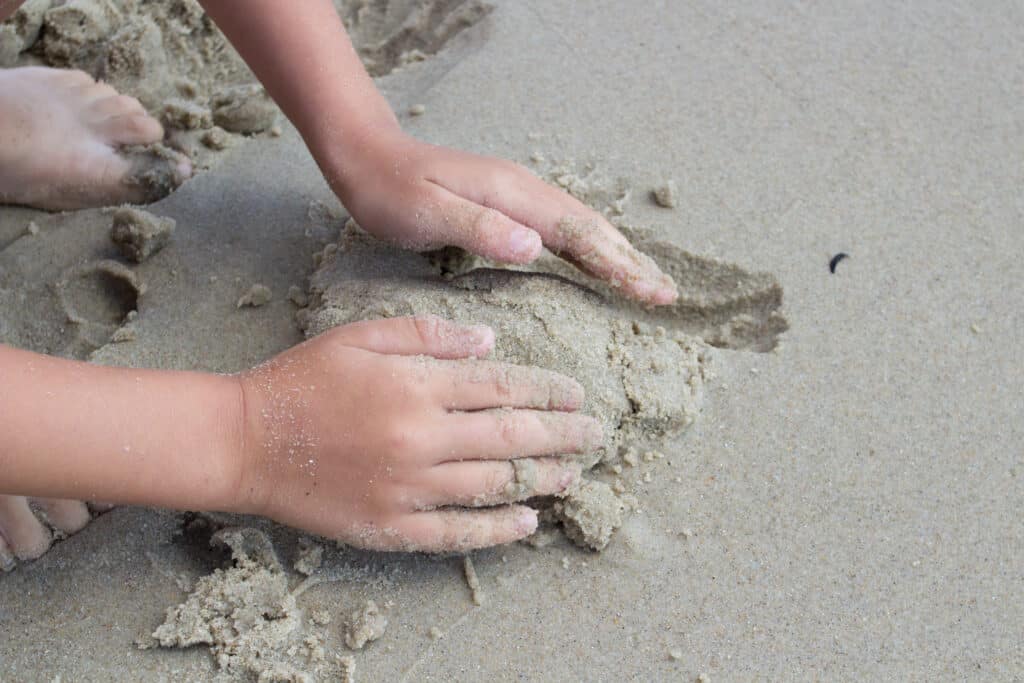 How to Use Sand at the Beach as a Homeschool Study - Hip Homeschool Moms