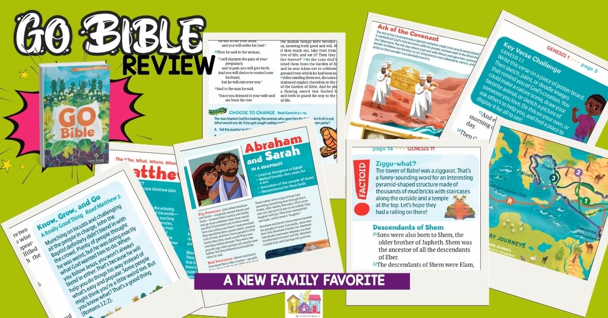 Go Bible Review - A New Family Favorite - Hip Homeschool Moms